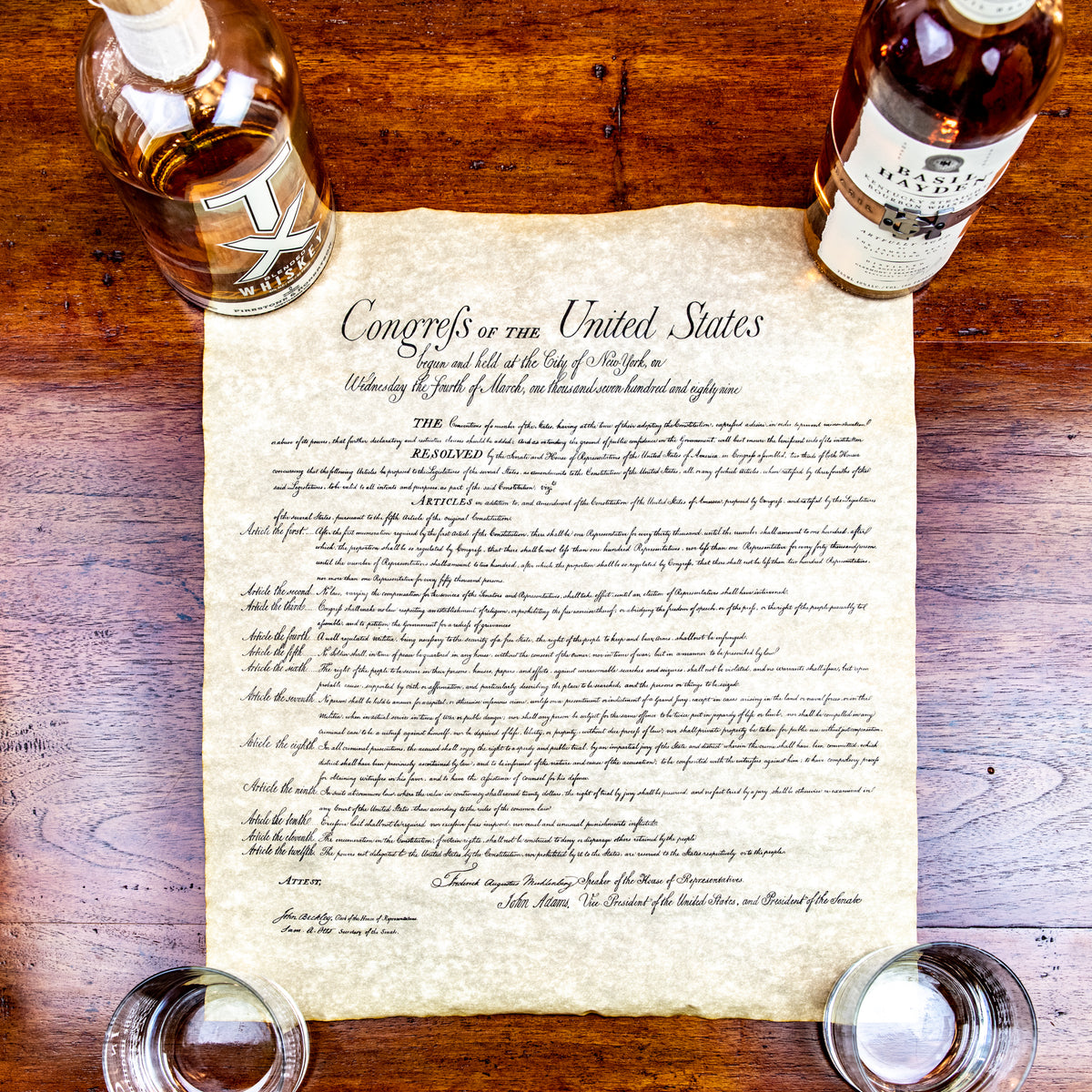 Bill Of Rights Scroll